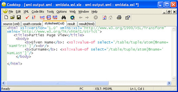 Stage 2: Configure the stylesheet