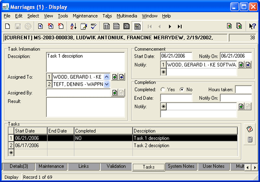 Example 8 Nested Tables And An Update