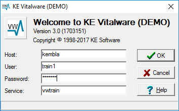 How to log in and out of Vitalware