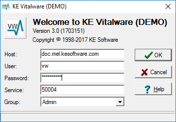 How to log in and out of Vitalware